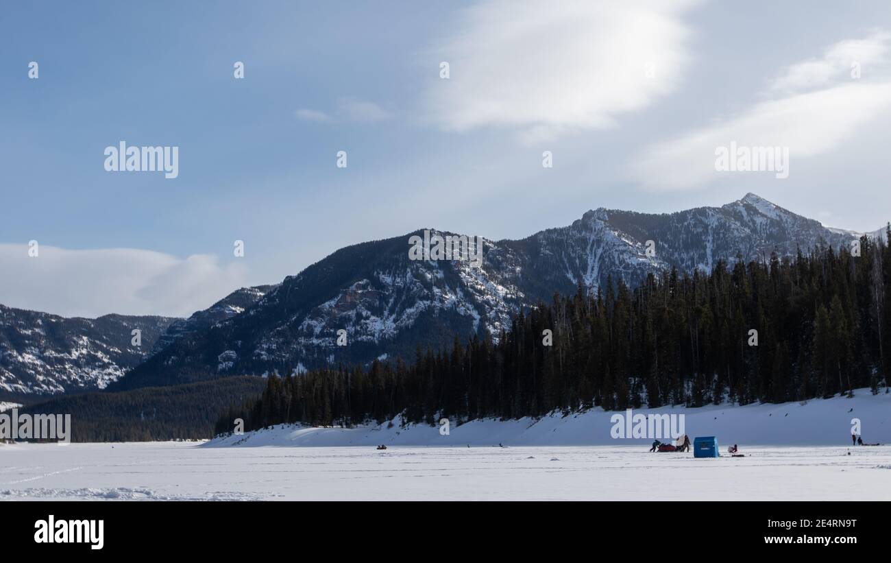 Hyalite Reservoir Bozeman MT Stock Photo - Alamy
