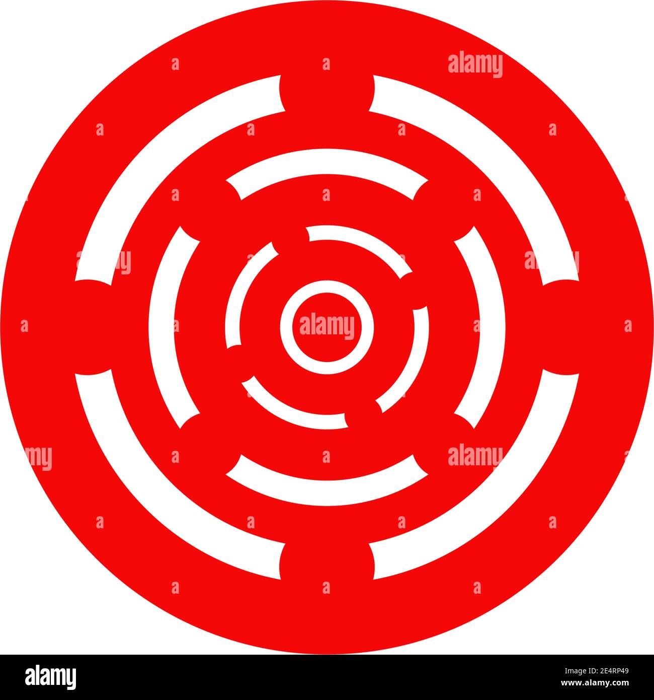 Target point icon logo design vector illustration template Stock Vector ...