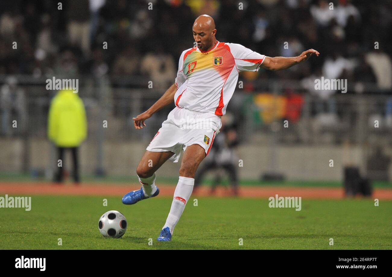 Mali's Samy Traore takes a free kick during the friendly soccer match ...