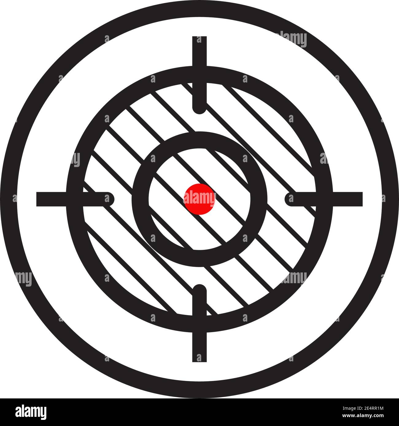 Target point icon logo design vector illustration template Stock Vector ...