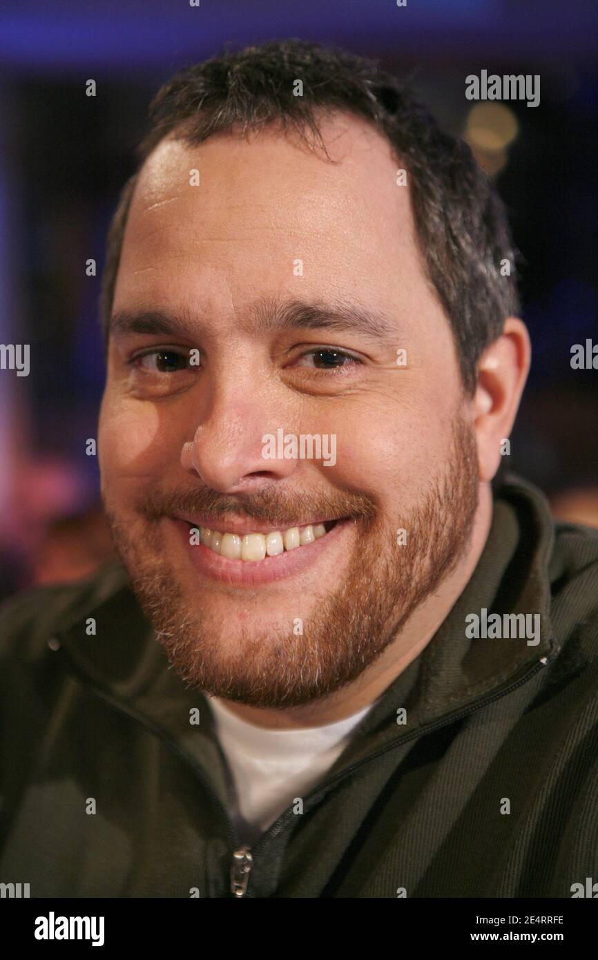 EXCLUSIVE - Courtemanche attends the taping of a radio show in Paris ...