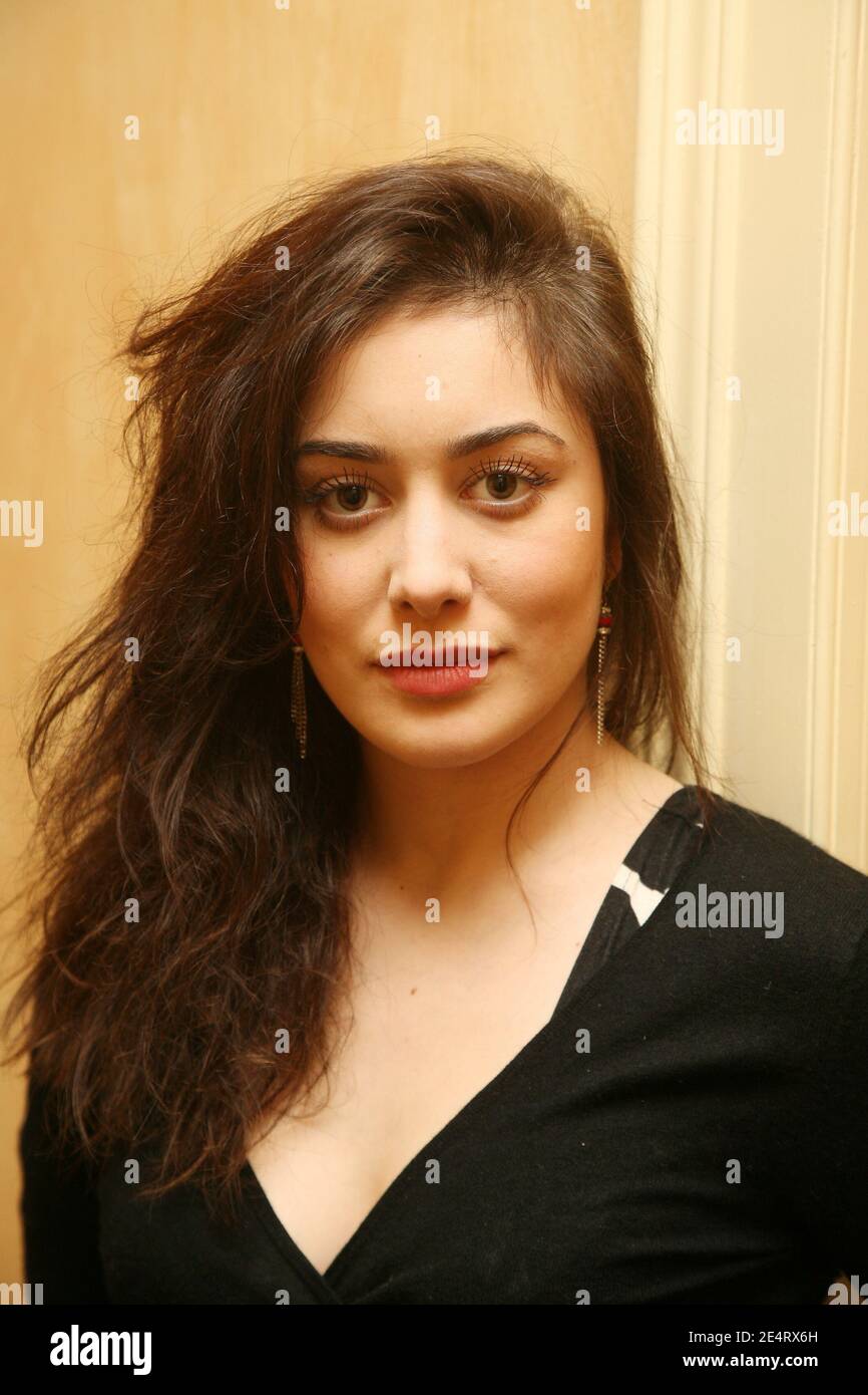 EXCLUSIVE. Actress Fanny Valette poses for our photographer during the ...