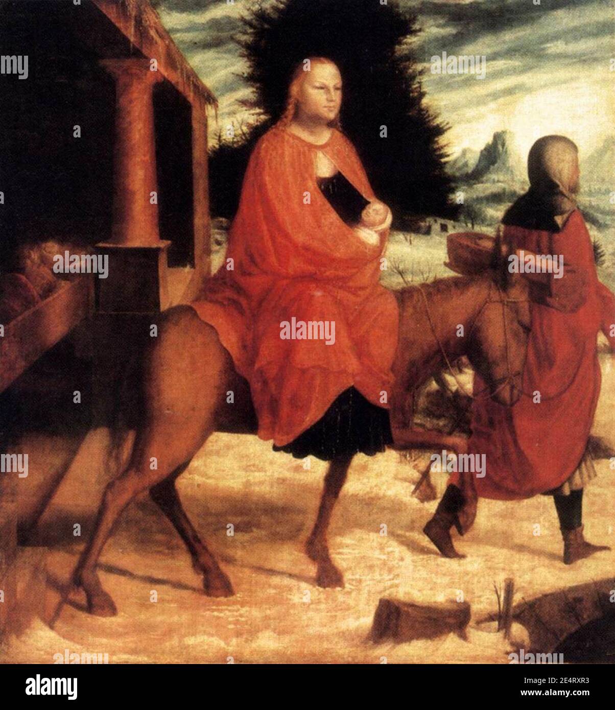 Master Of Ab Monogram - The Flight into Egypt Stock Photo - Alamy