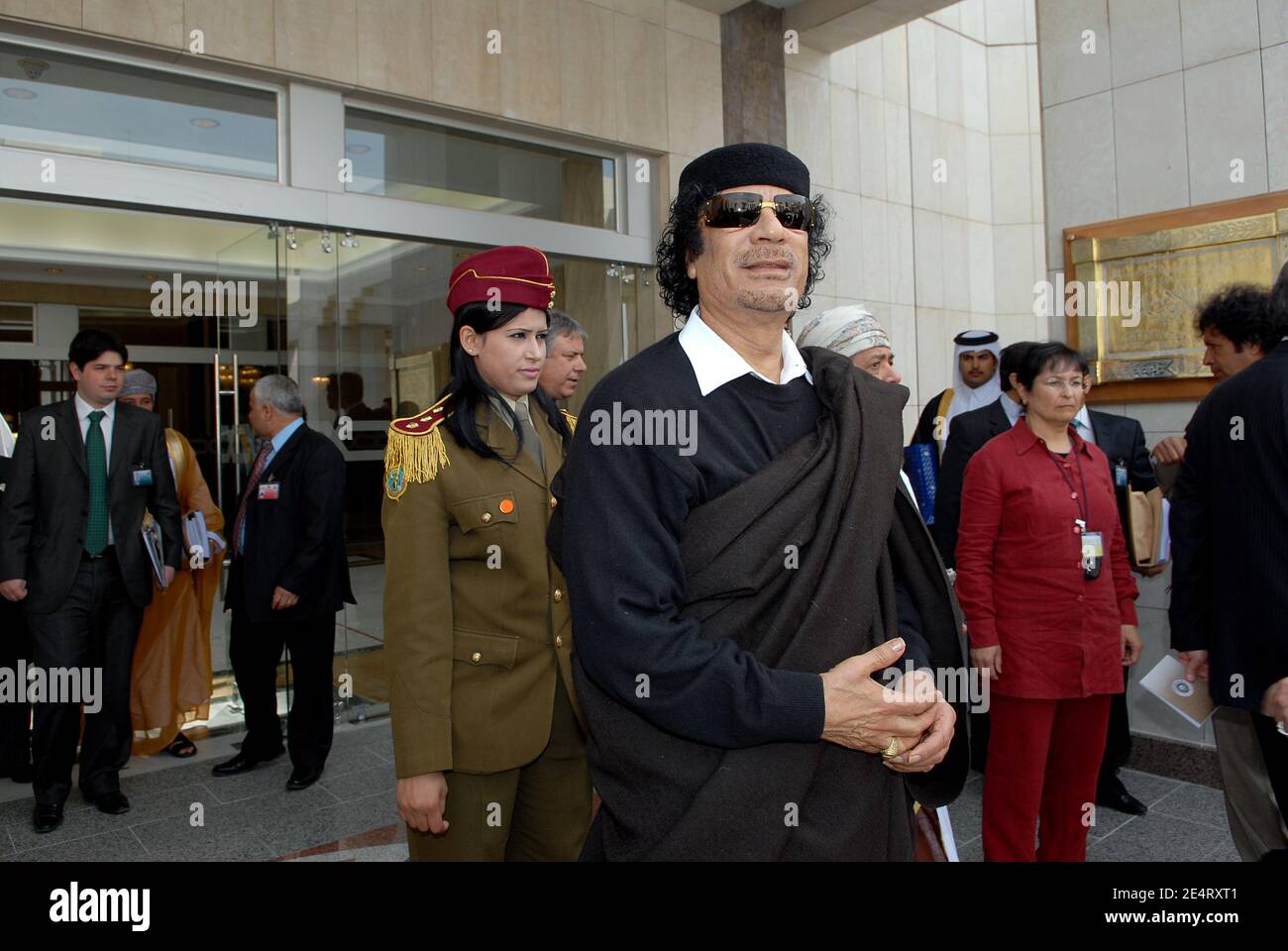 Gaddafi summit hi-res stock photography and images - Alamy
