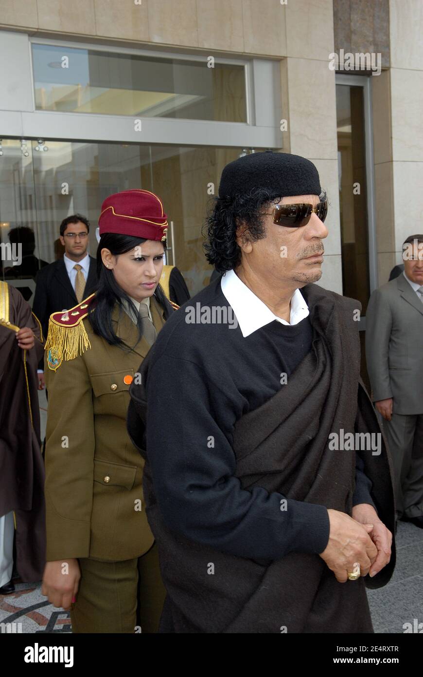 Gaddafi bodyguards hi-res stock photography and images - Alamy