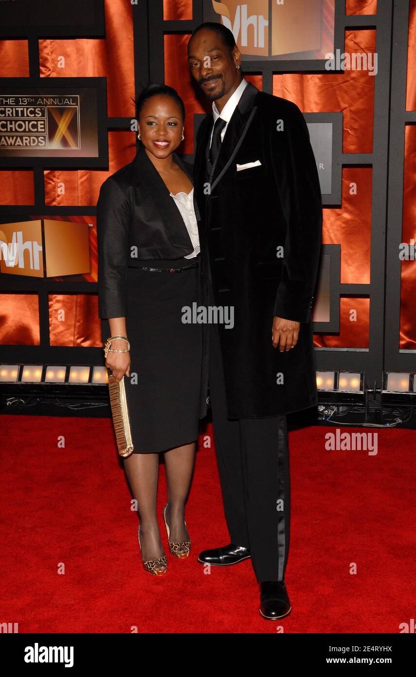 Shante Taylor and Snoop Dogg attend the 13th Annual Critics' Choice ...