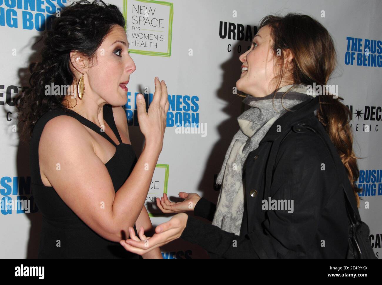 Television personality Ricki Lake (L) and actress Keri Russell attend ...