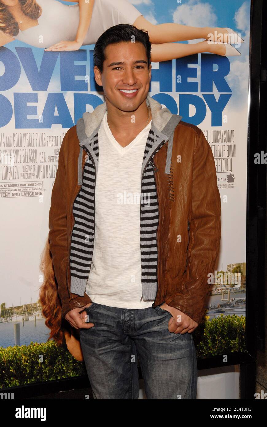 Mario LÑpez attends the premiere of "Over Her Dead Body" at the ...