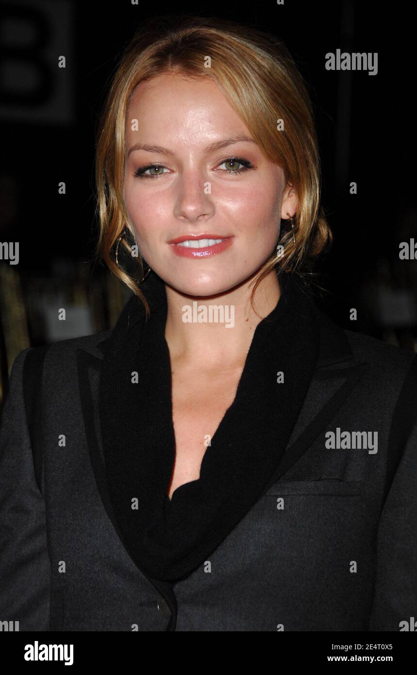 Actress Beckie Newton front row at the Rag and Bone Fall 2008 ...