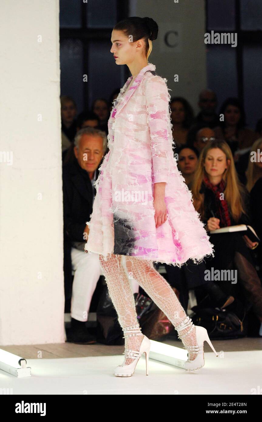 A model displays a creation by Rodarte at its Fall 2008 Collection show ...