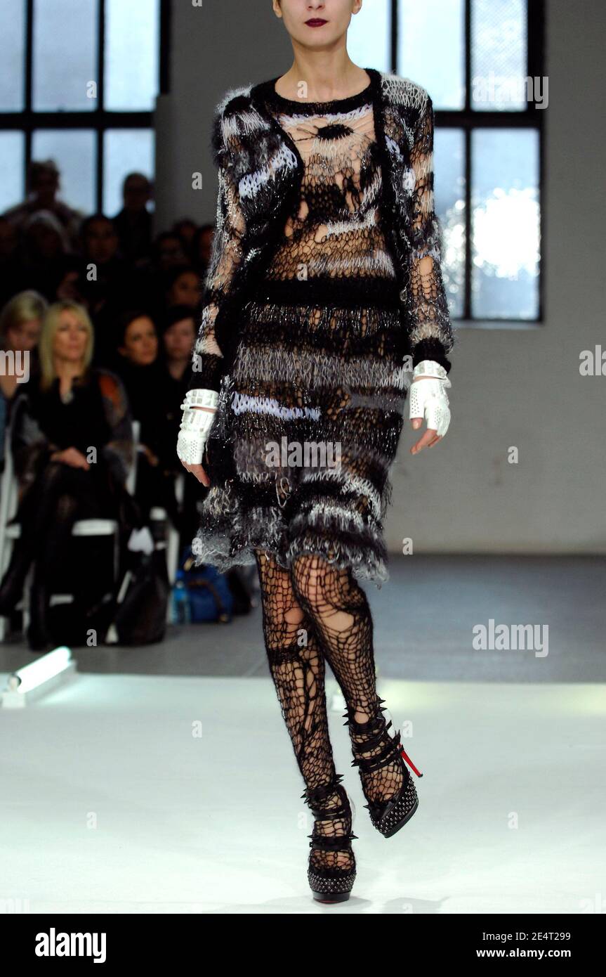 A model displays a creation by Rodarte at its Fall 2008 Collection show ...