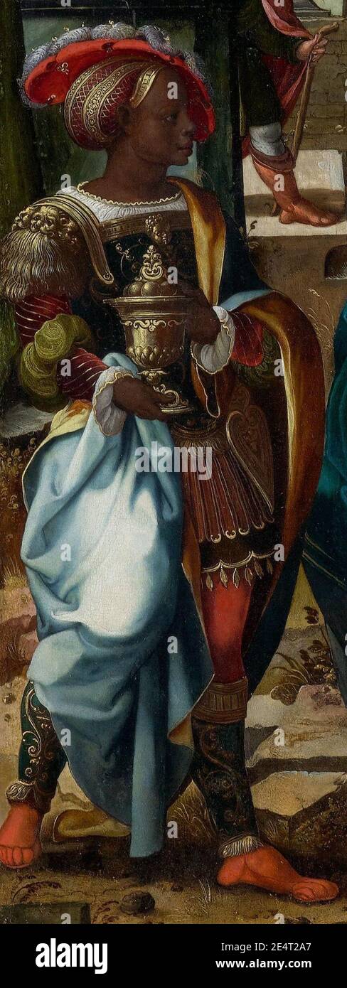 Master of the Bob Jones Adoration - Triptych - central panel - The Adoration of the Magi ...