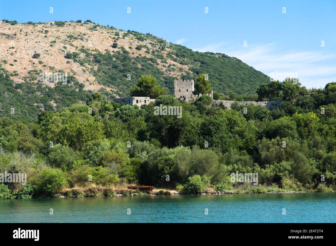 Venetian Acropolis Castle in the National Park of Butrint, Albania ...