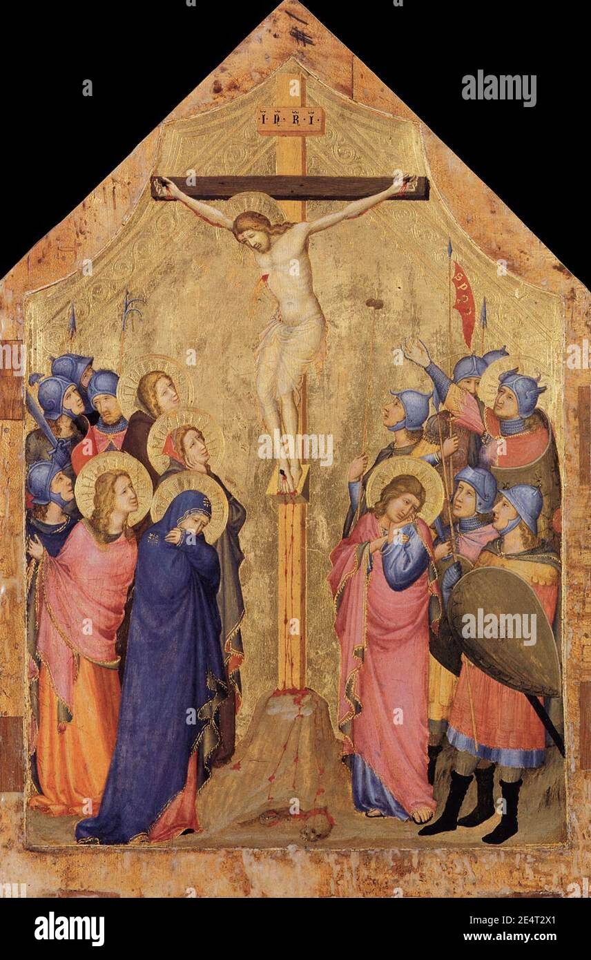 Master Of The Codex Of Saint George - The Crucifixion Stock Photo - Alamy