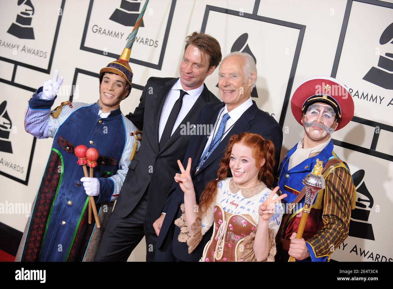Giles Martin and George Martin attend the 50th Annual Grammy Awards ...