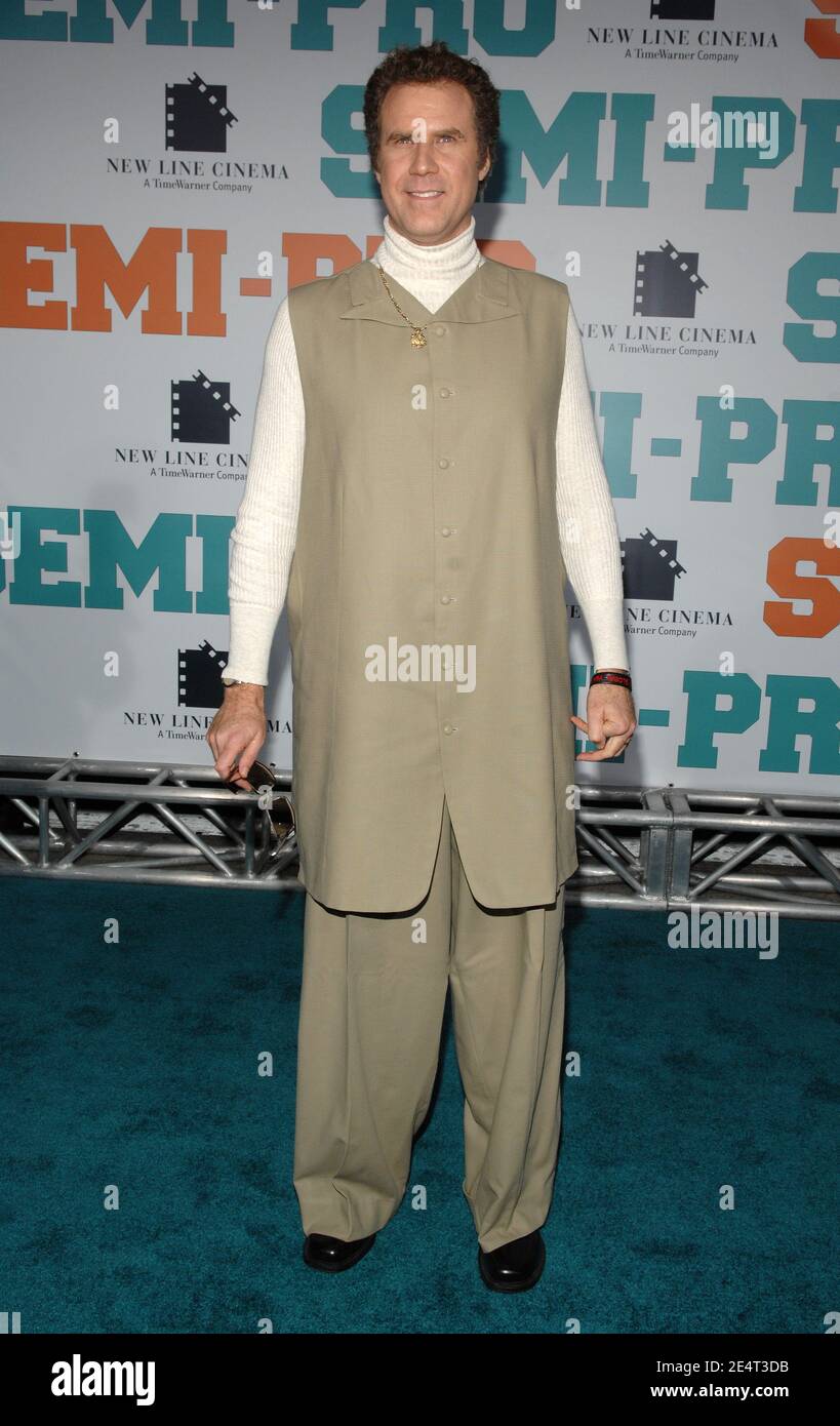 Will Ferrell attends the premiere of New Line's "Semi-Pro" at the Mann ...