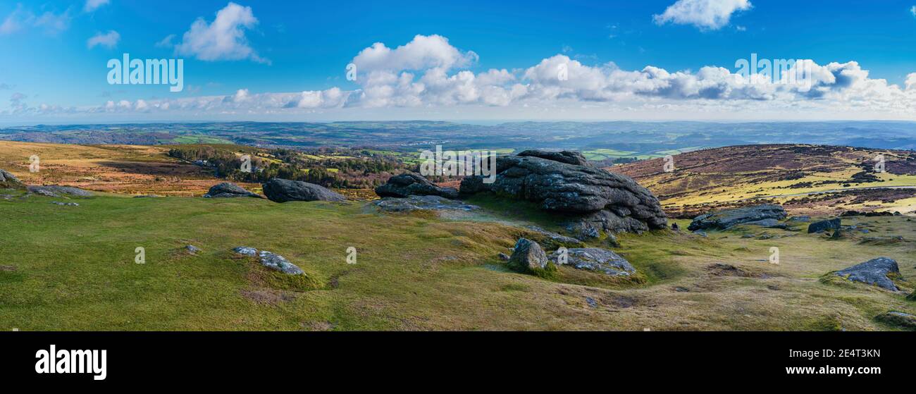 Haytor Rocks, Dartmoor Park, Devon, England Stock Photo - Alamy