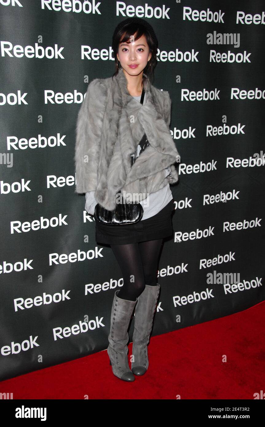 Hong Kong actress Leslie Han attends the Reebok 'Freestyle World Tour ...