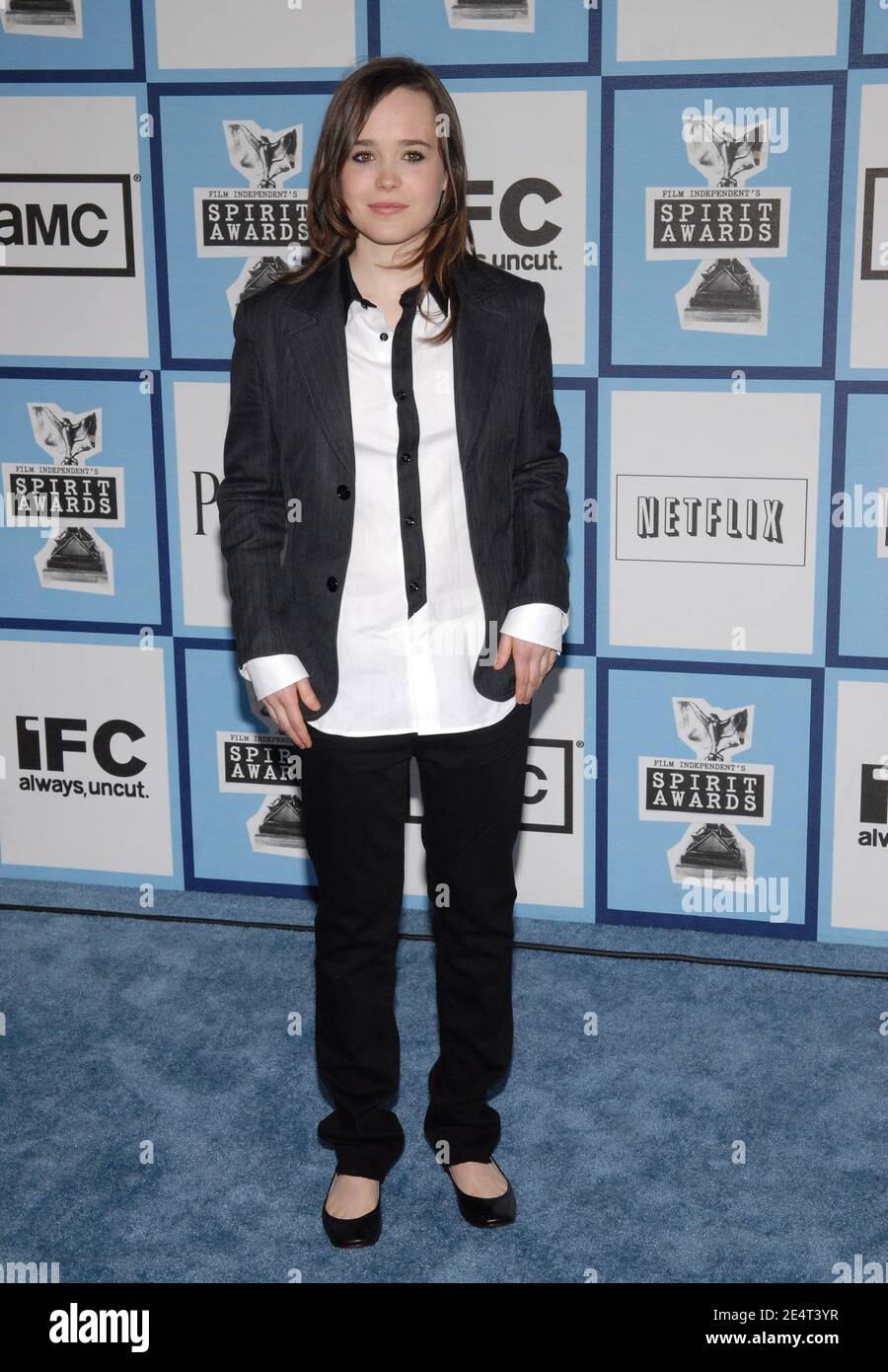 Ellen Page attends the 2008 Film Independent's Spirit Awards held at ...