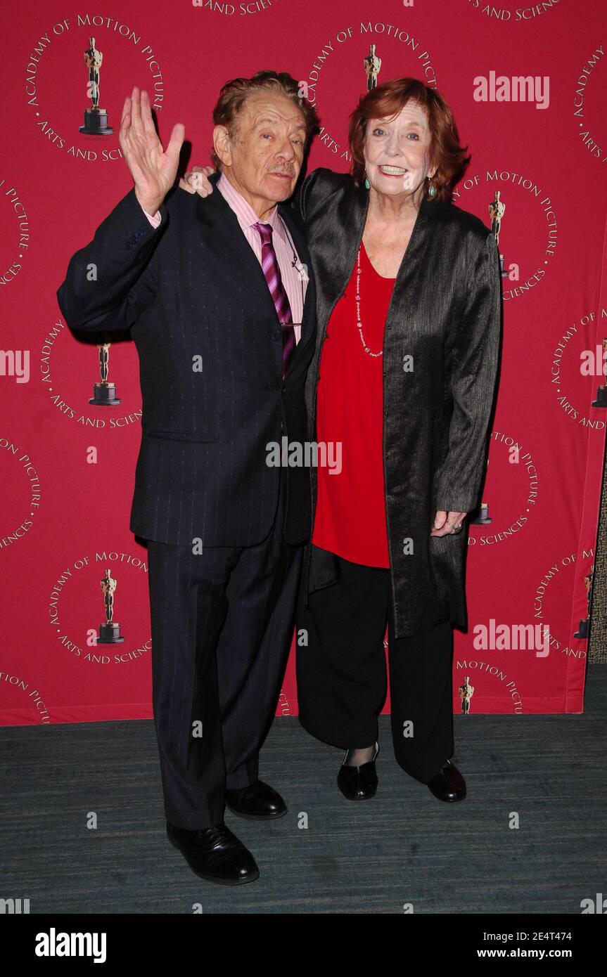Actors Jerry Stiller and Anne Meara attend The 80th Annual Academy ...