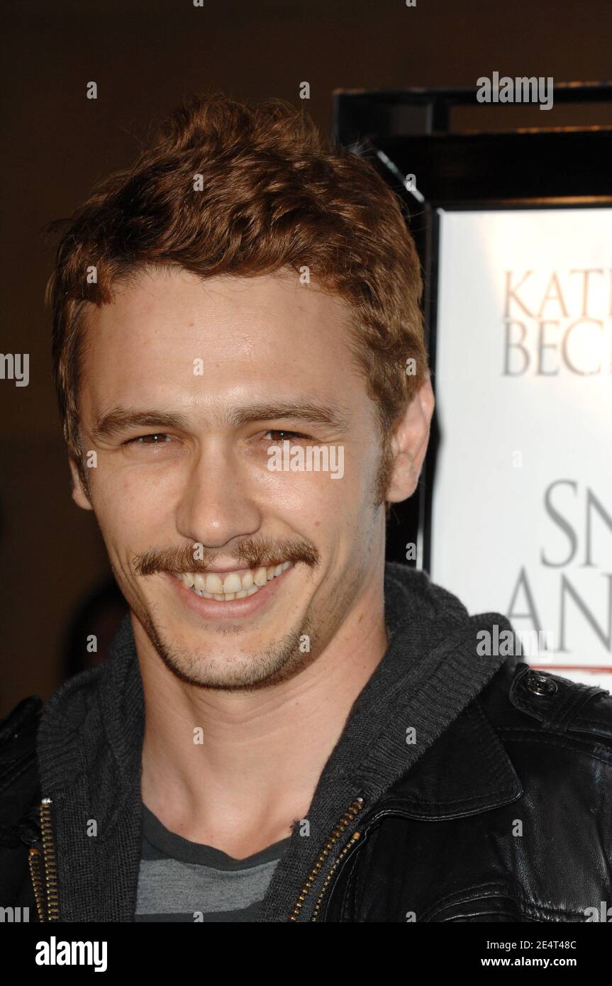 James Franco attends the "Snow Angels" premiere held at the Egyptian ...
