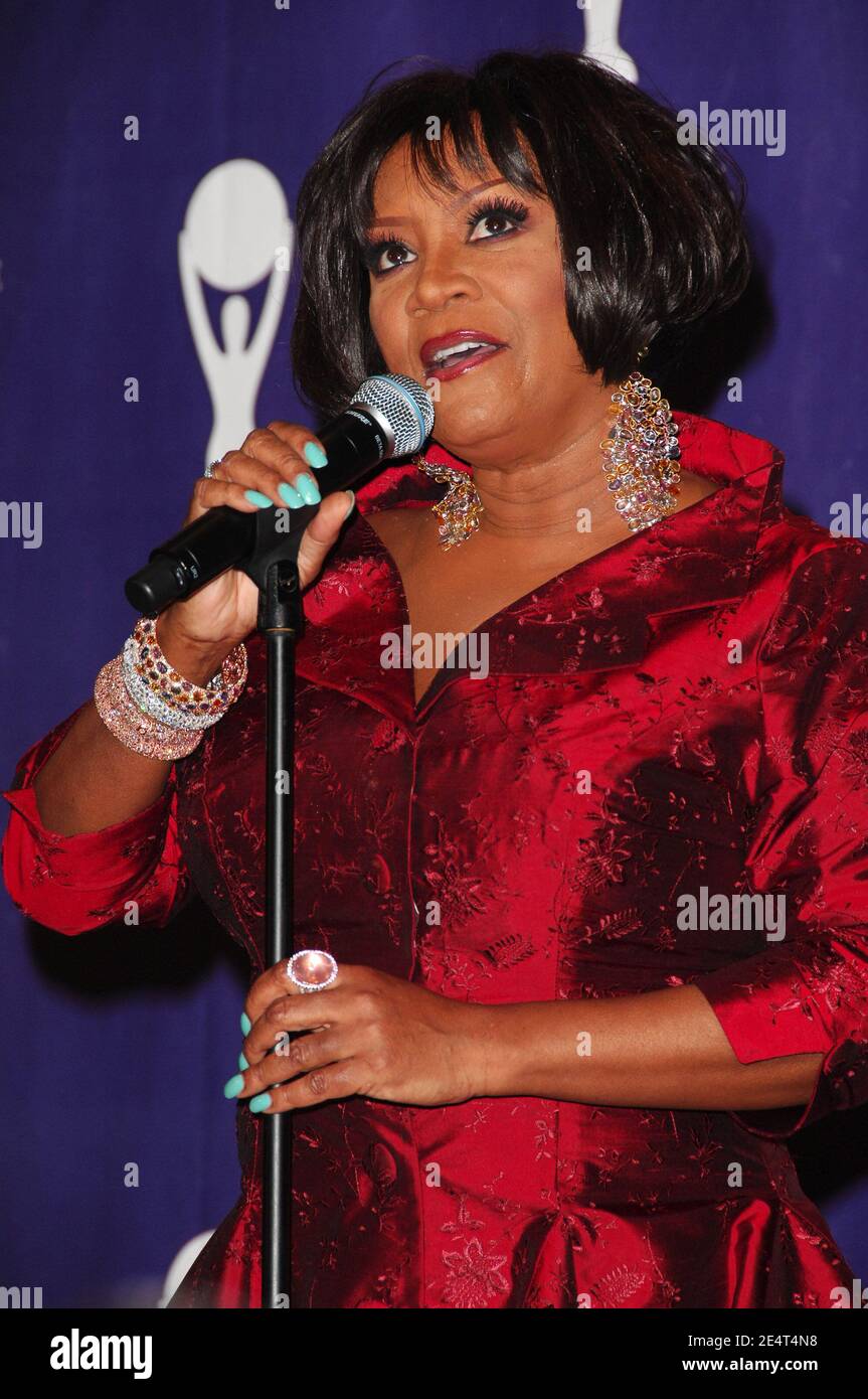 Singer Patti LaBelle poses in the press room during the 2008 Rock ...