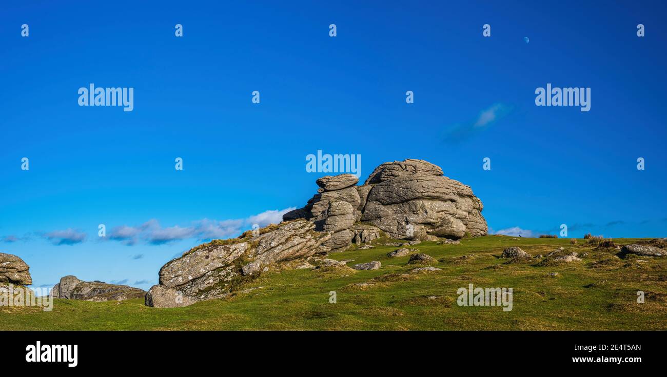 Haytor Rocks, Dartmoor Park, Devon, England Stock Photo - Alamy