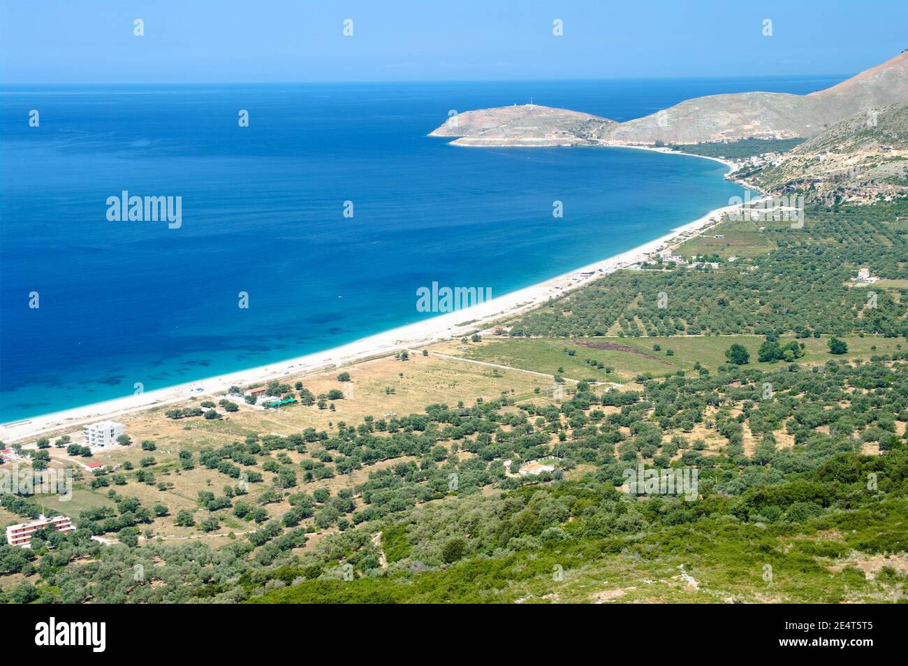 the beautiful coast of southern Albania Stock Photo - Alamy