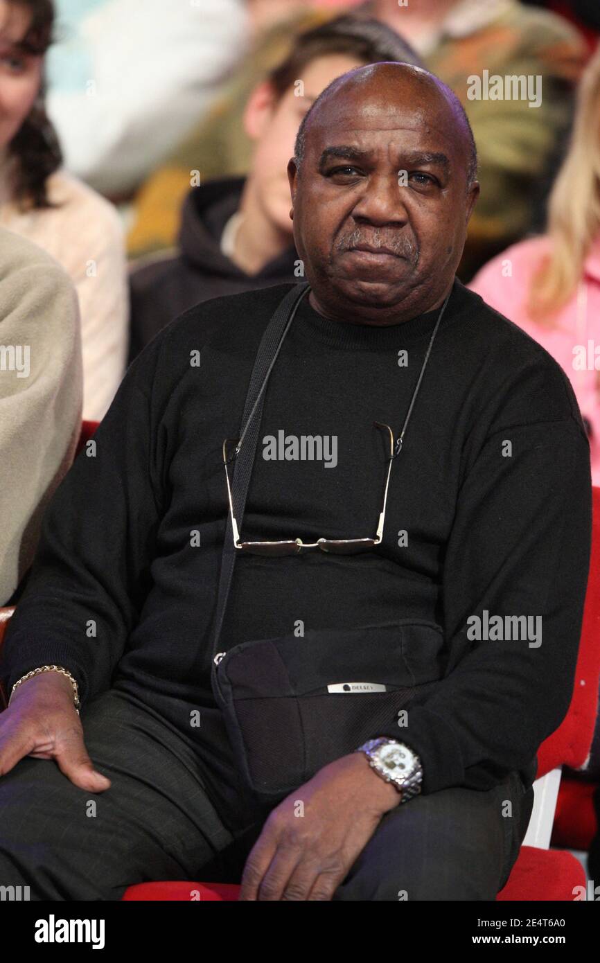 Pascal Legitimus’s father Theo Legitimus at the taping of Vivement ...