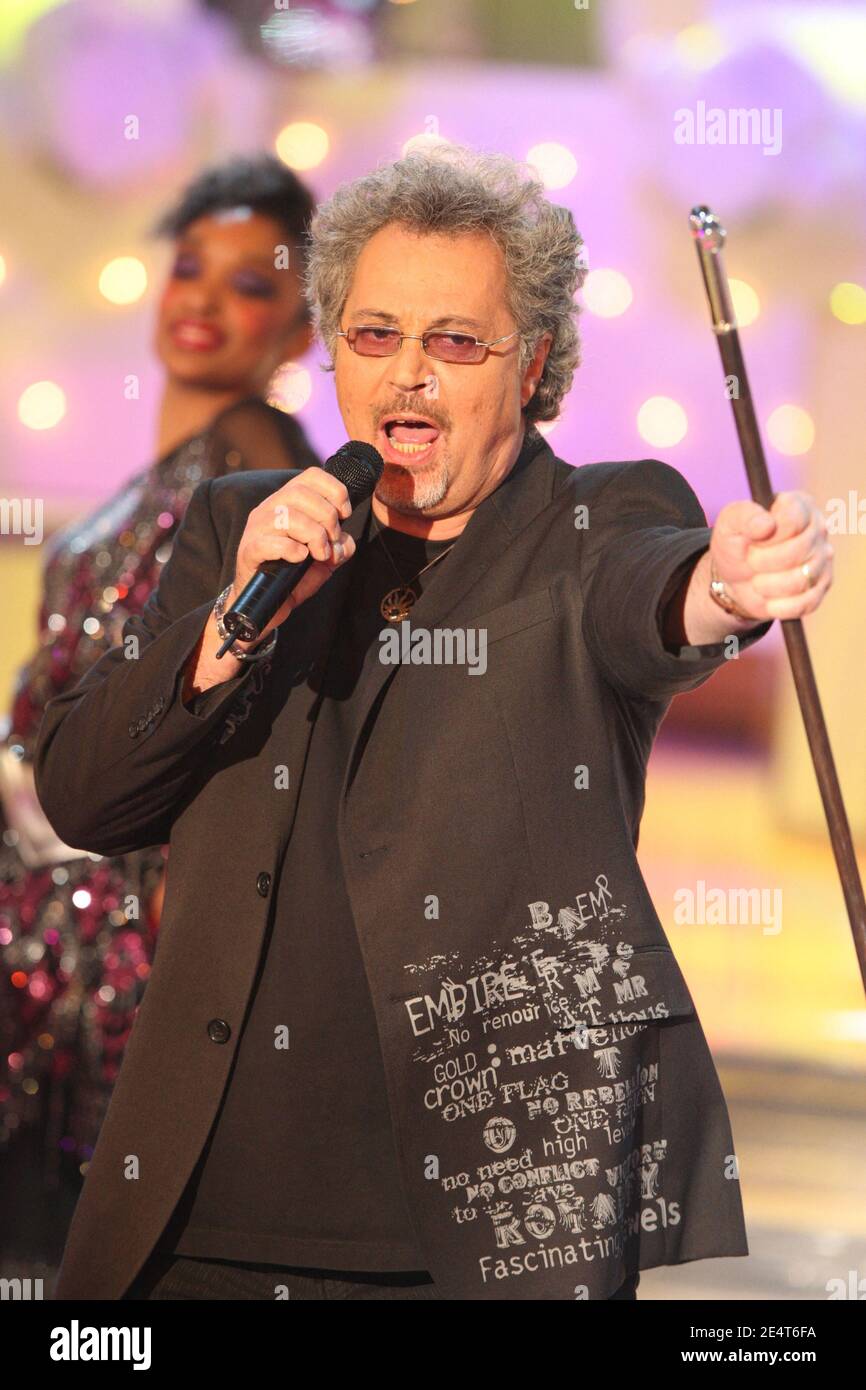 Patrick Hernandez at the taping of Vivement Dimanche on February 27 ...