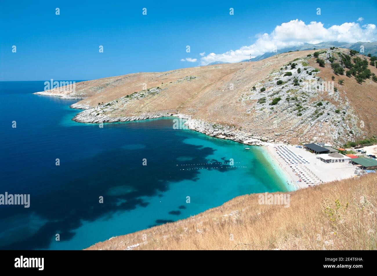 the beautiful coast of southern Albania near Himare Stock Photo - Alamy