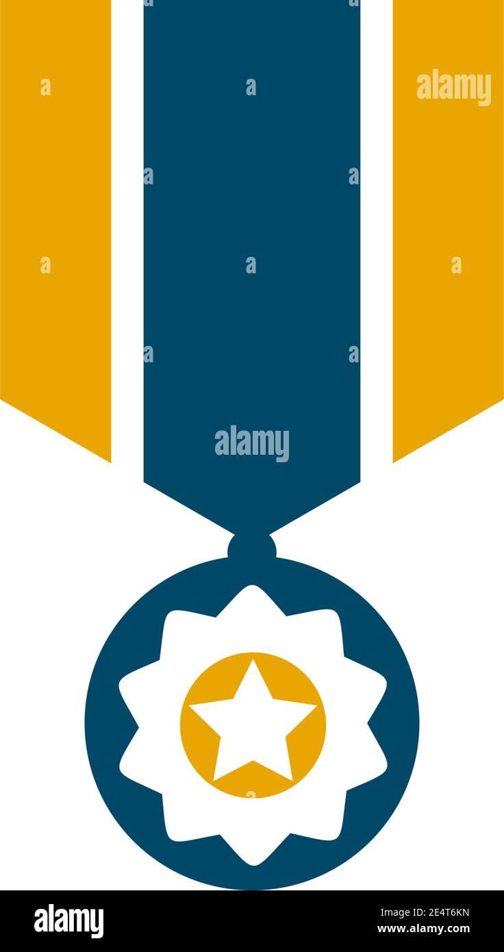 Medal logo template vector Cut Out Stock Images & Pictures - Alamy