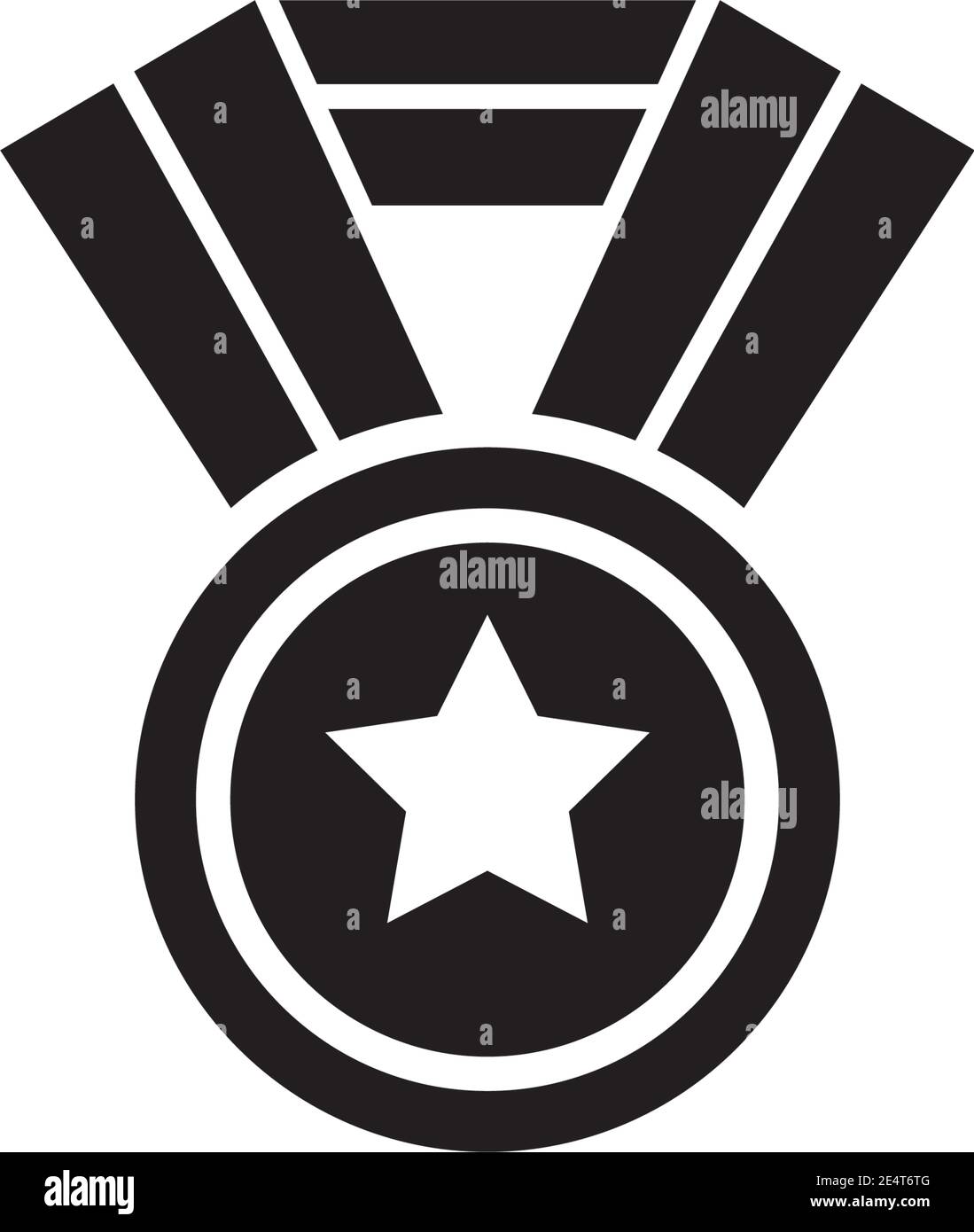 Medal icon logo design vector illustration template Stock Vector Image ...