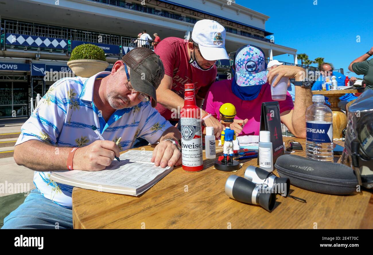 January 23, 2021, Hallandale Beach, FL, USA: January 23, 2021: Scenes ...