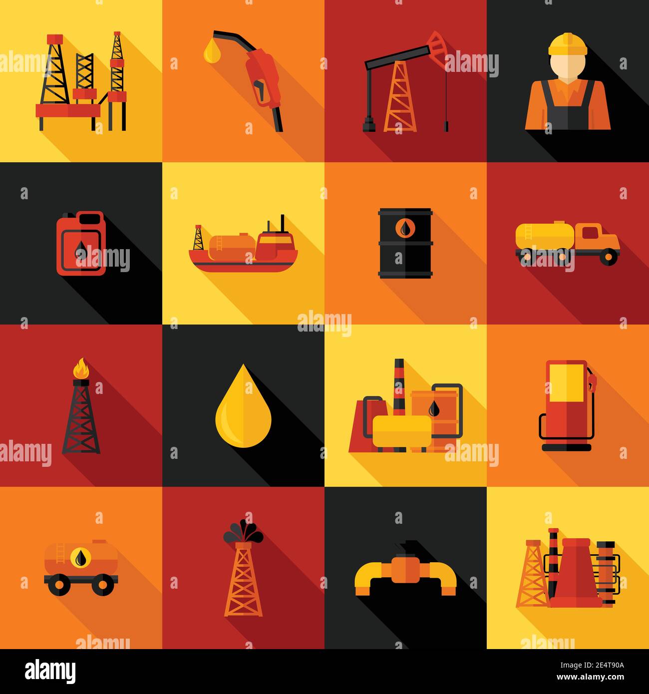 Oil terminal worker Stock Vector Images - Alamy