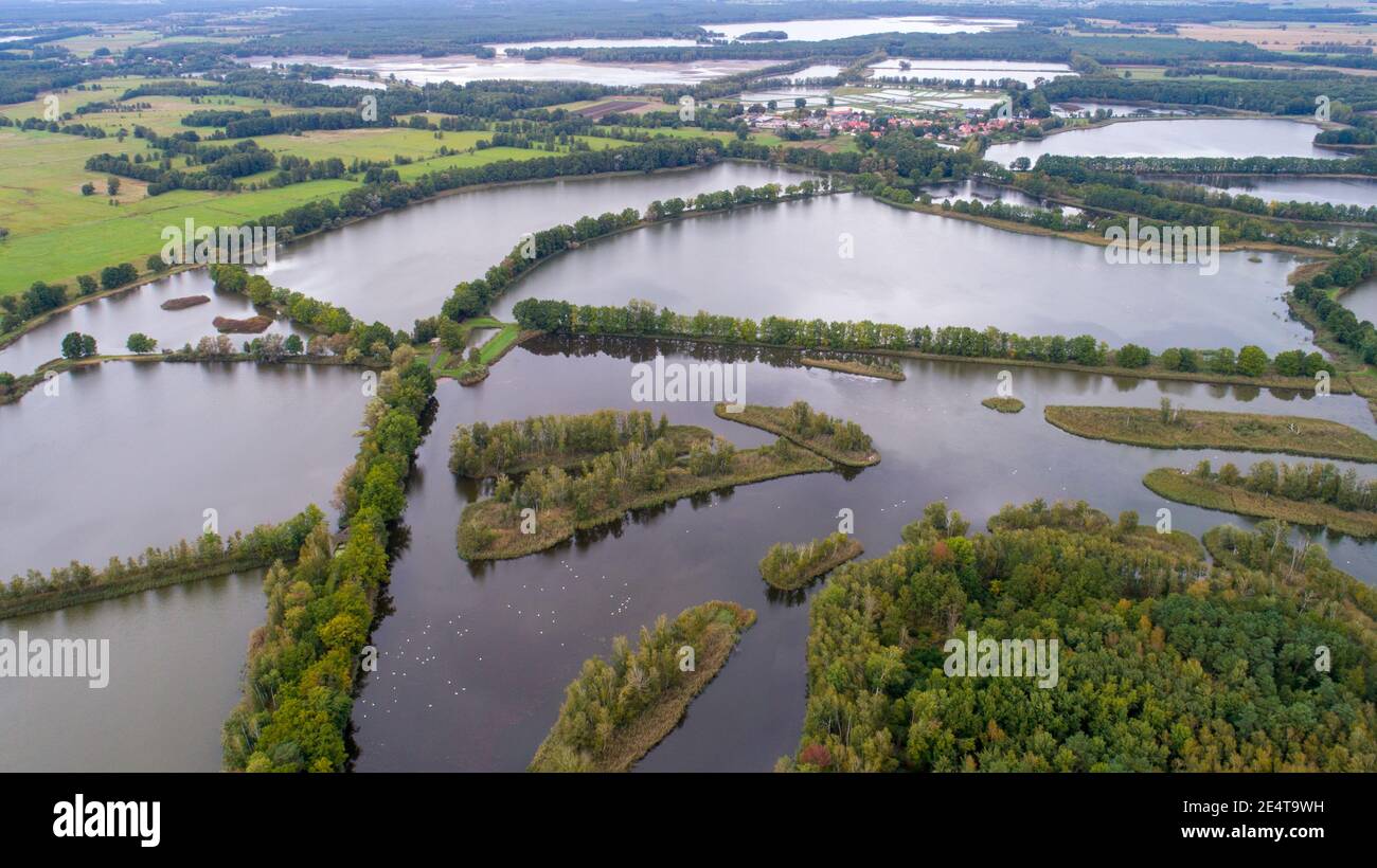 Milicz fish ponds hi-res stock photography and images - Alamy