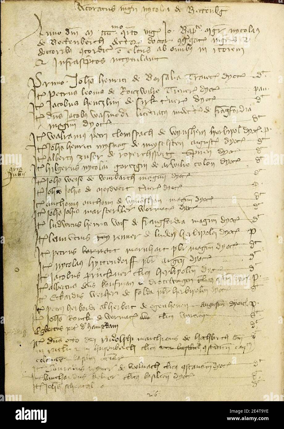 Matrikel hi-res stock photography and images - Alamy