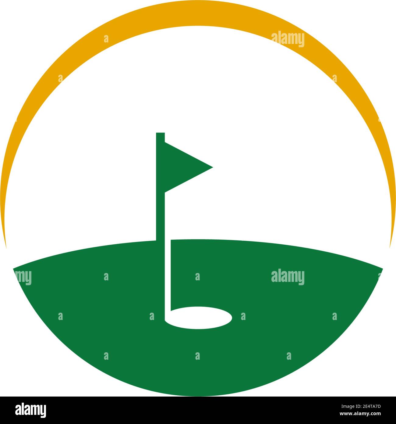 Golf club icon logo design inspiration vector template Stock Vector ...