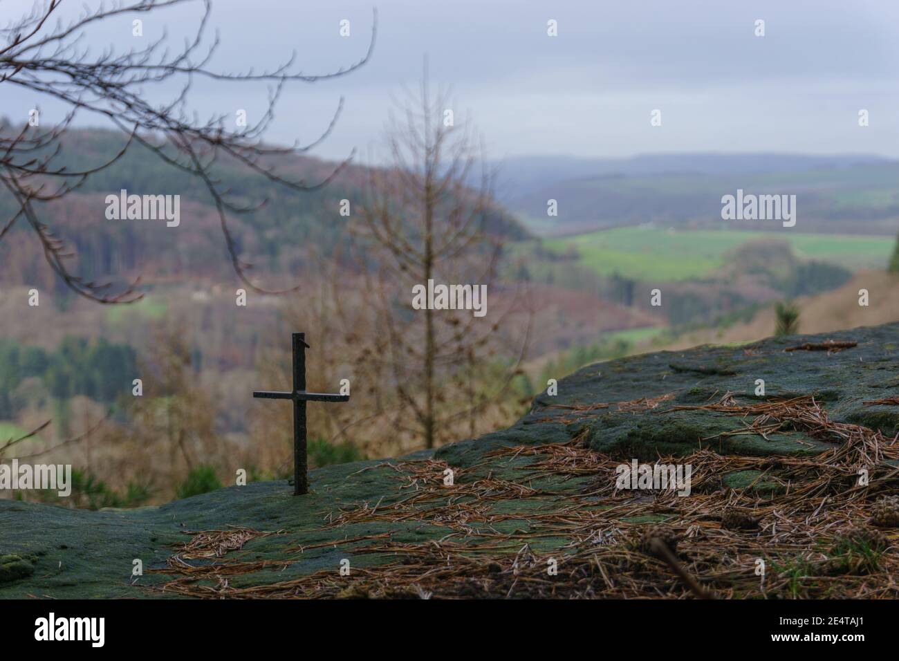 Cross rock symbol hi-res stock photography and images - Alamy