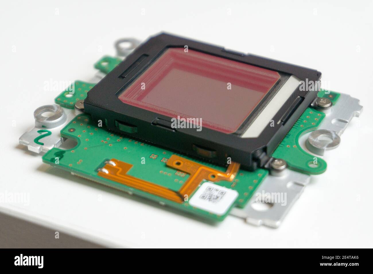 CMOS sensor on a green electronic pcb from digital camera Stock Photo ...