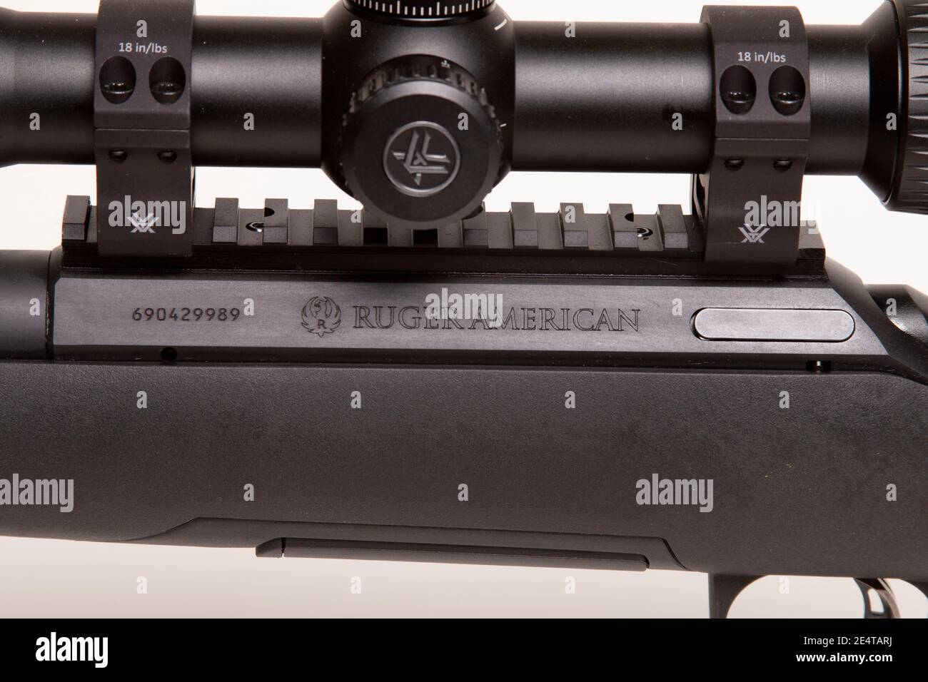 Ruger American Rifle with Vortex Scope Stock Photo - Alamy