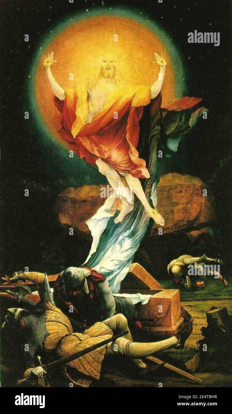 Matthias Grünewald Isenheimer Altar Auferstehung Stock Photo - Alamy