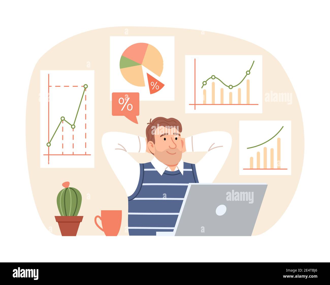 Profitable investments chart hi-res stock photography and images - Alamy