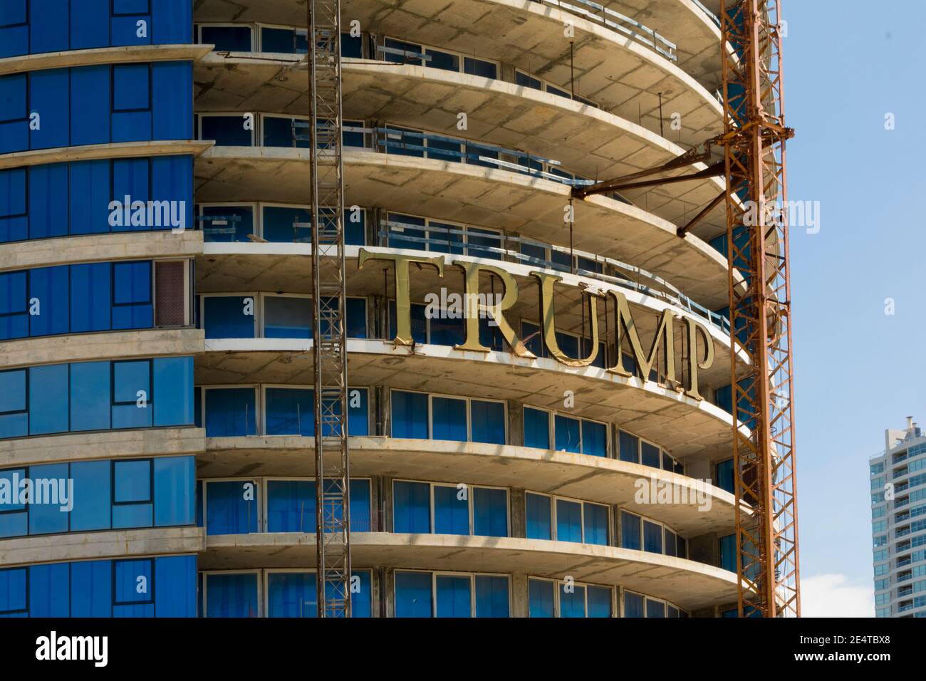 "Trump Tower Punta del Este" is a tower under construction located in ...