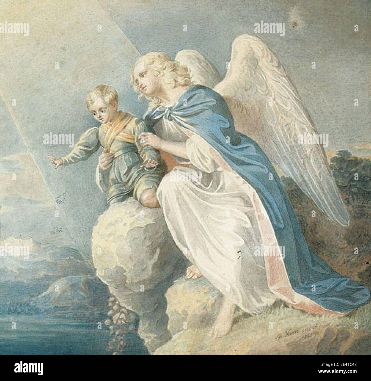 Matthäus Kern Schutzengel Stock Photo - Alamy