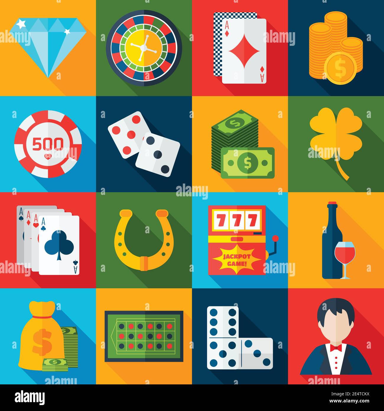 Domino chips Stock Vector Images - Alamy