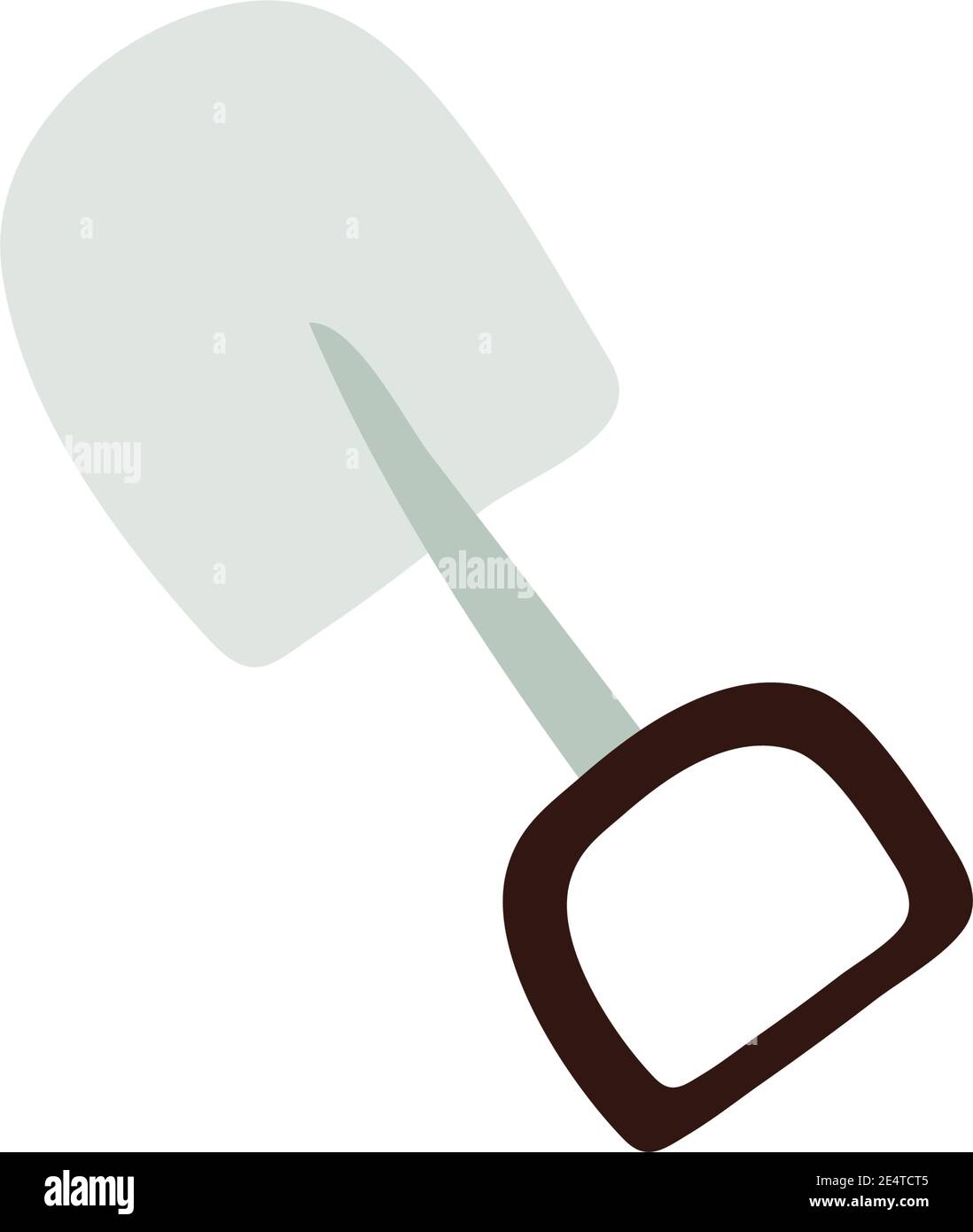 gardening, trowel tool and equipment farm icon isolated design vector ...