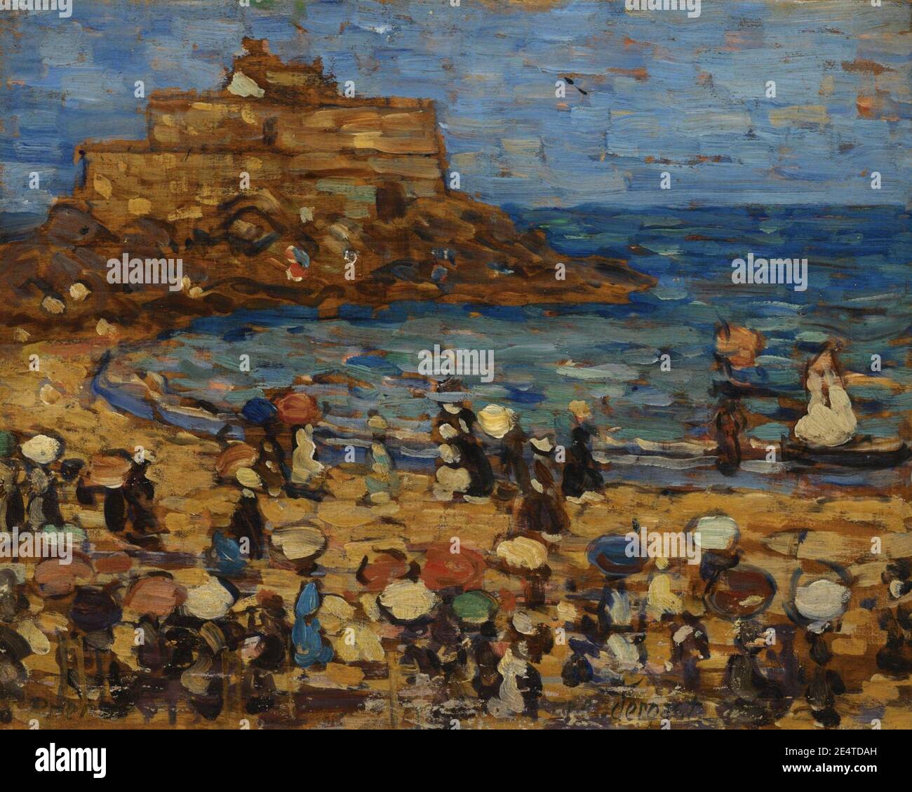 Maurice Brazil Prendergast - Seascape St. Mâlo - BF561 - Barnes ...