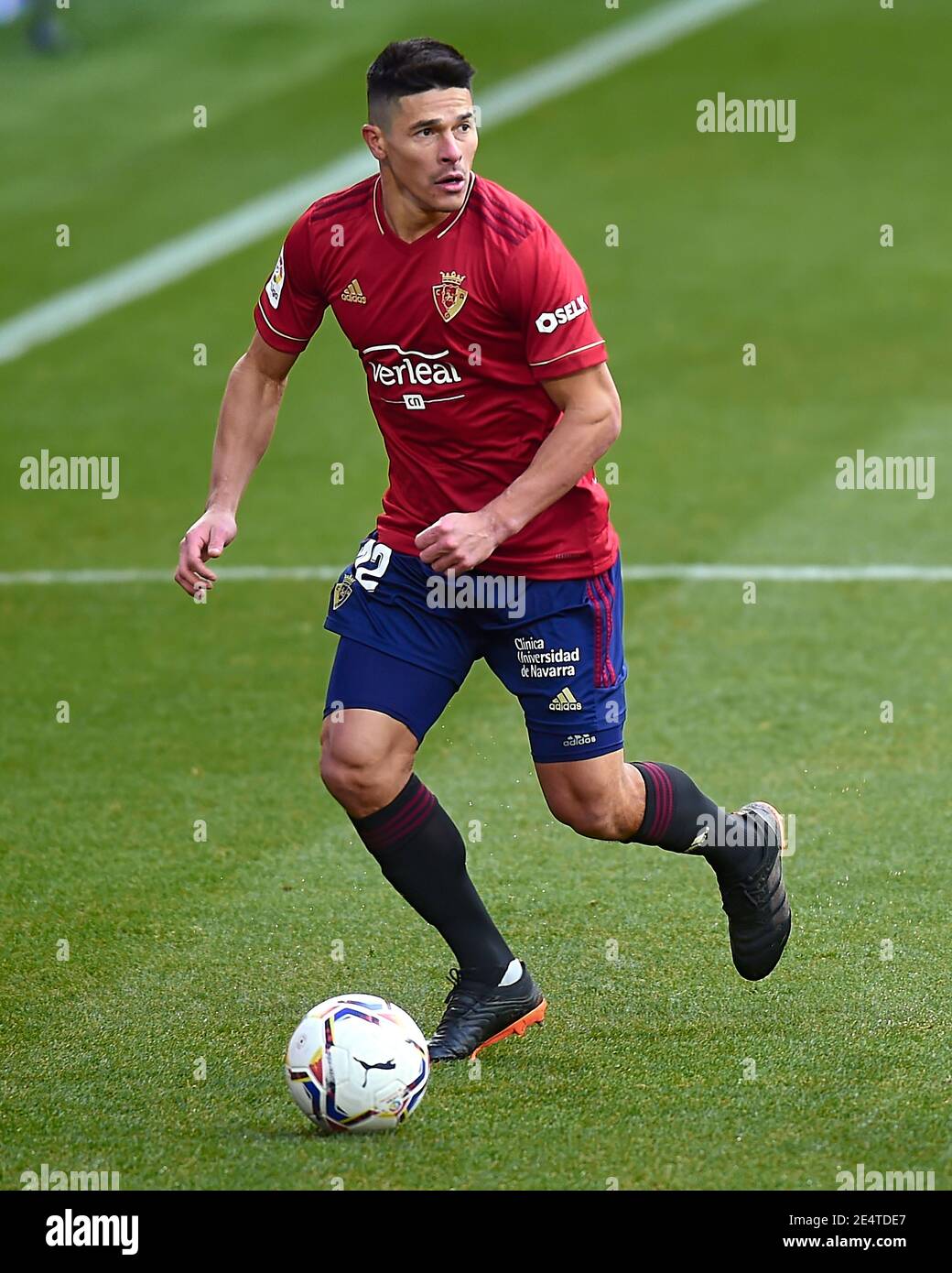 Facundo Roncaglia of CA Osauna during the La Liga match between CA ...