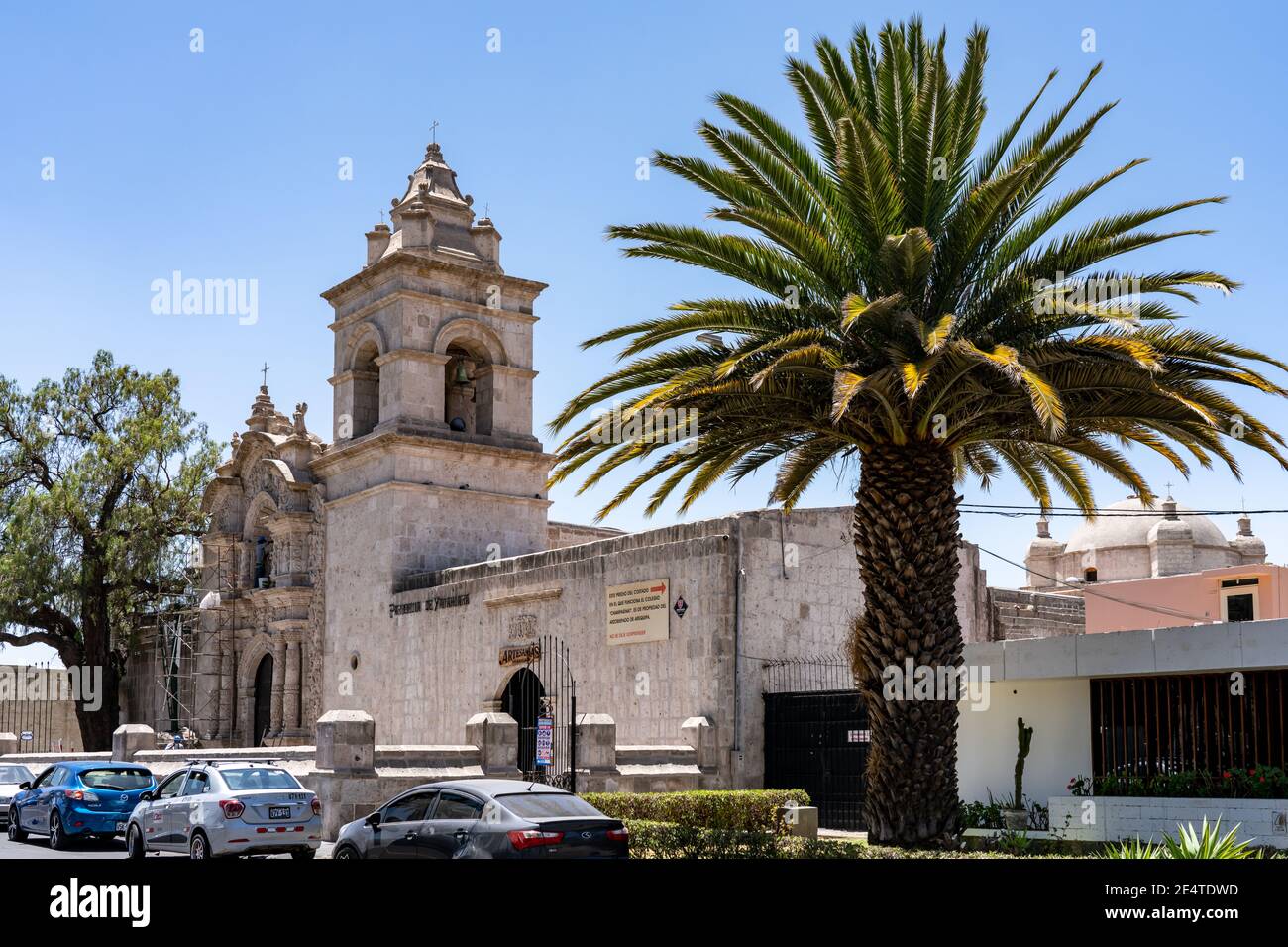 Arequipa in Peru is known as the "White City" and for its colonial ...